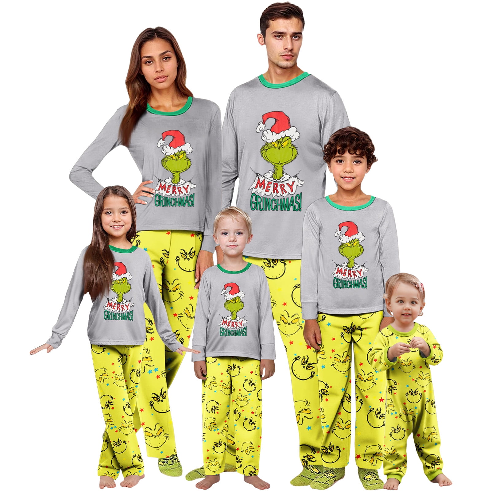 Matching Christmas Pajamas for Family, Pijamas De Navidad Para Familia ...