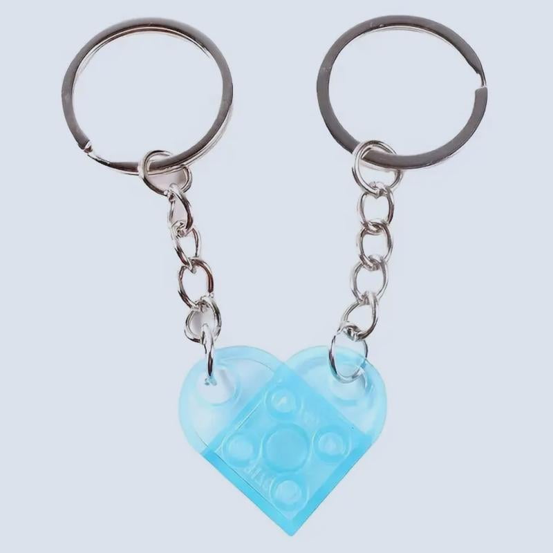 Matching Connecting Brick Keychain for Couples and Best Friends High ...