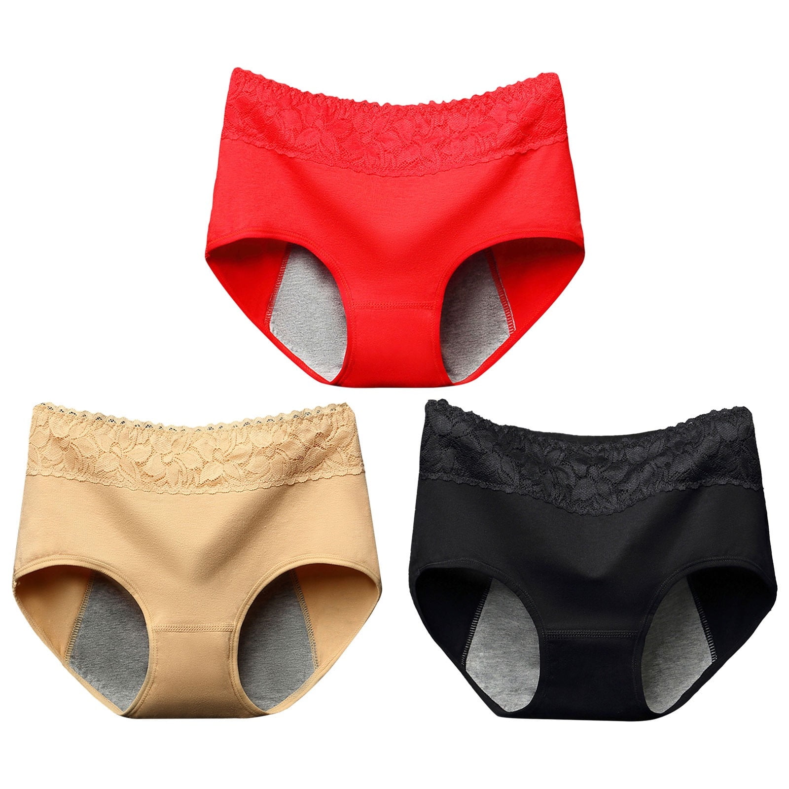 Matching Couples Underwear Pineapple Women'S 3pc Menstrual Underwear ...