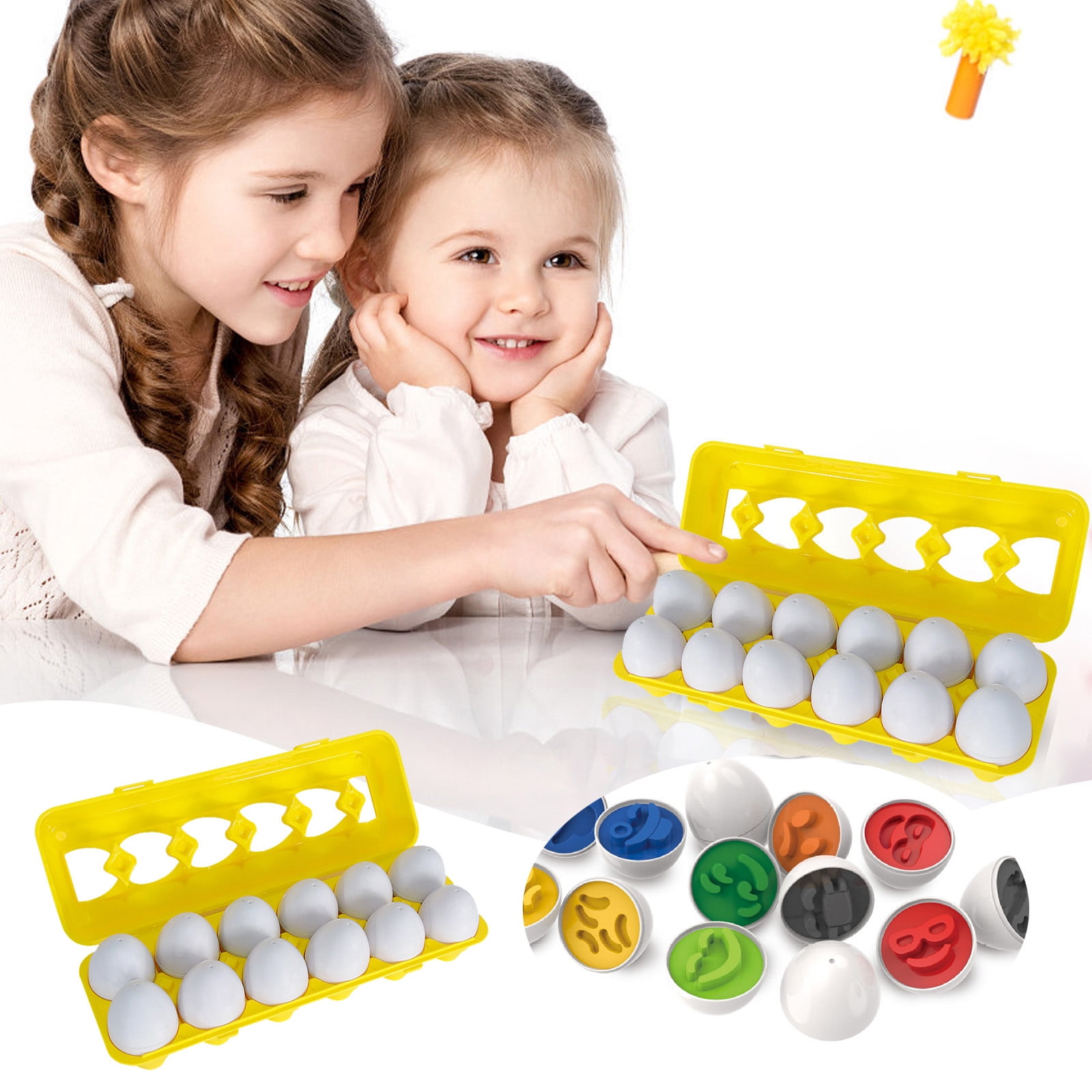 Matching Easter Eggs, Learning Educational Fine Motor Skill Montessori ...