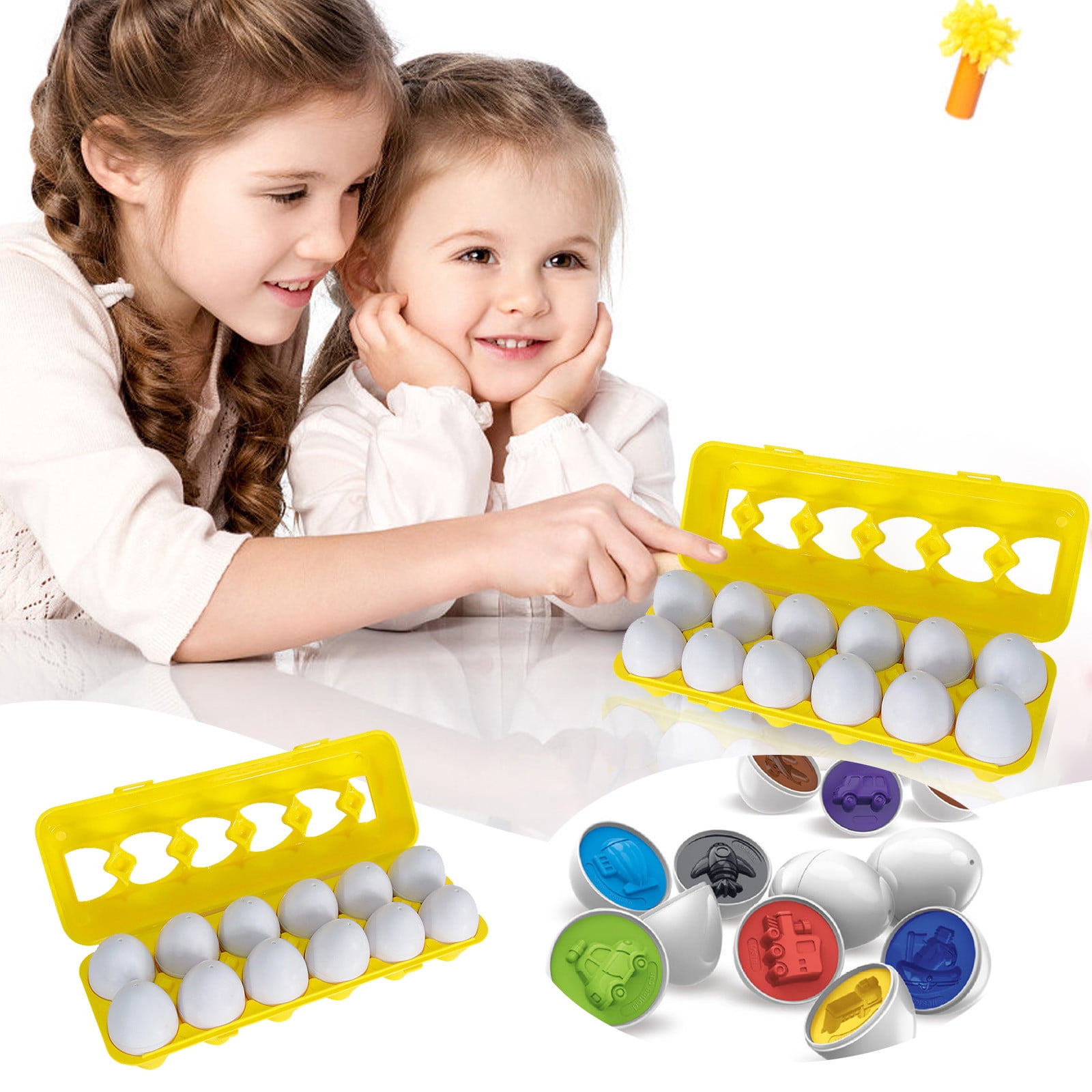 Matching Easter Eggs, Learning Educational Fine Motor Skill Montessori ...