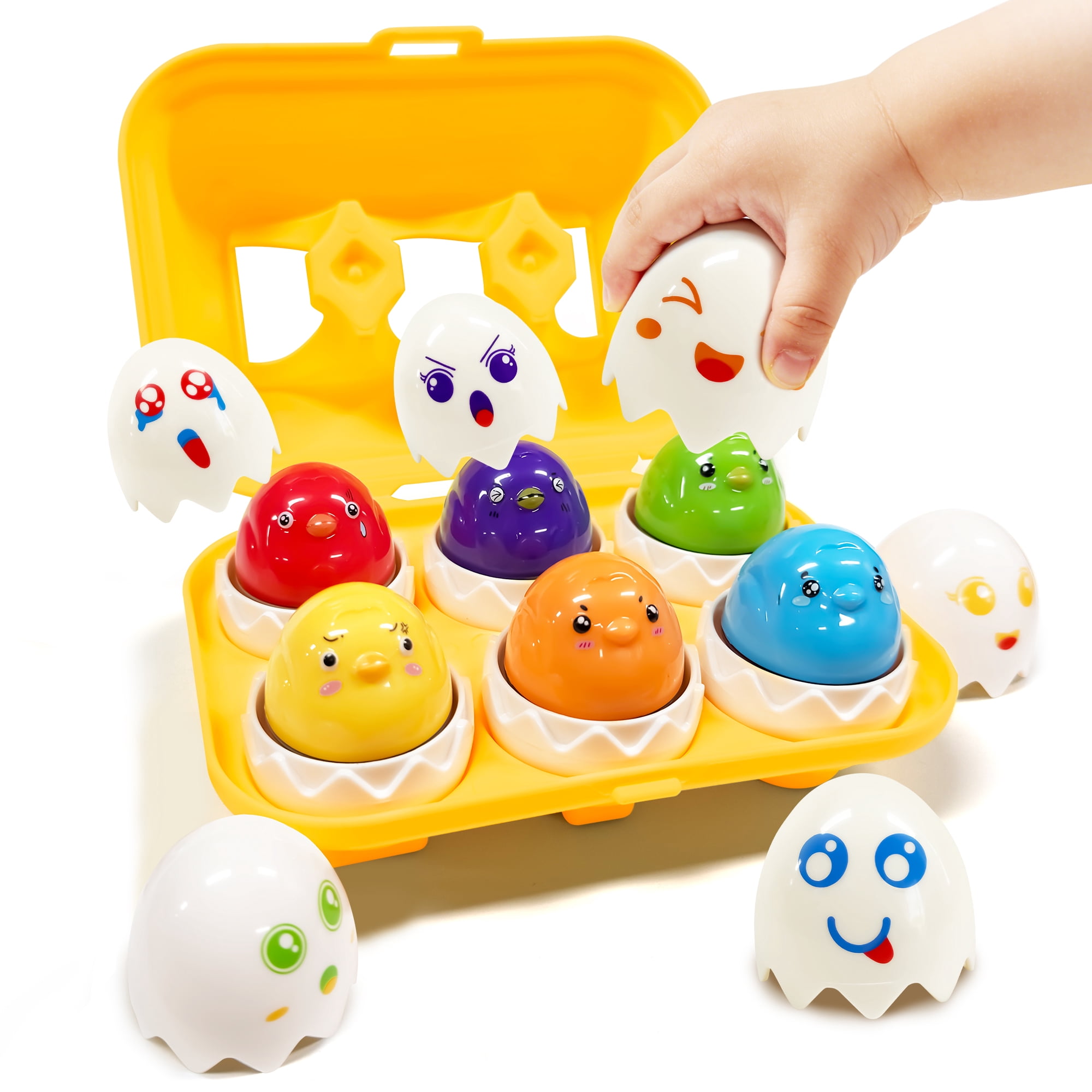 Matching Easter Eggs for Toddlers Age 1-3, Montessori Early Educational ...