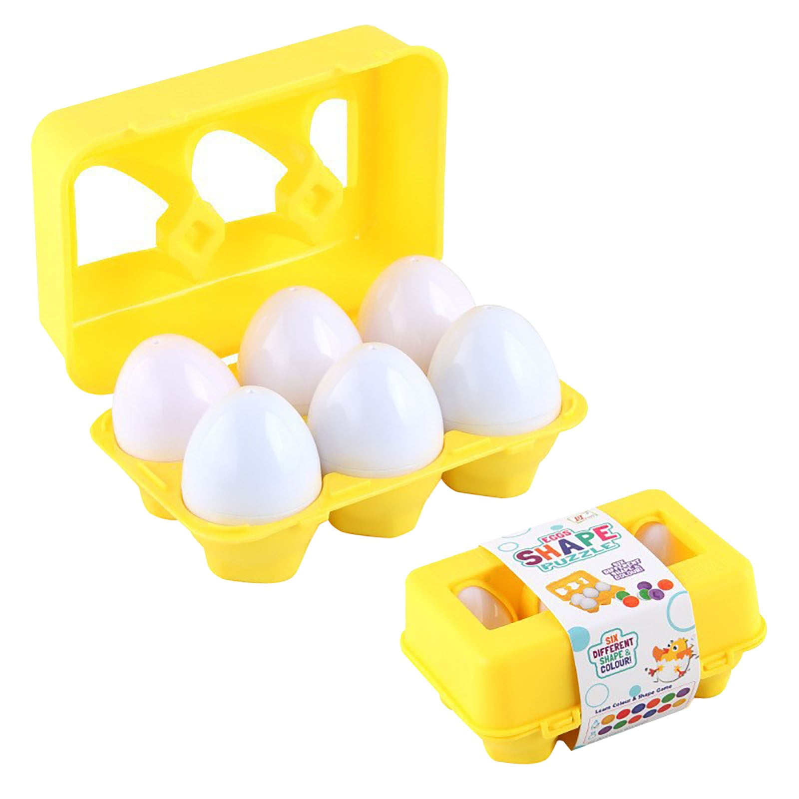 Matching Egg Sensory Toy Color & Shape Recoginition Sorter Color ...