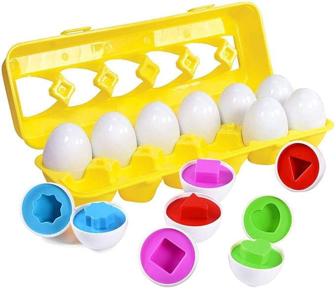 Matching Eggs Toys for Toddlers 1 2 3 Year Old Boys Girls Kids Learning ...