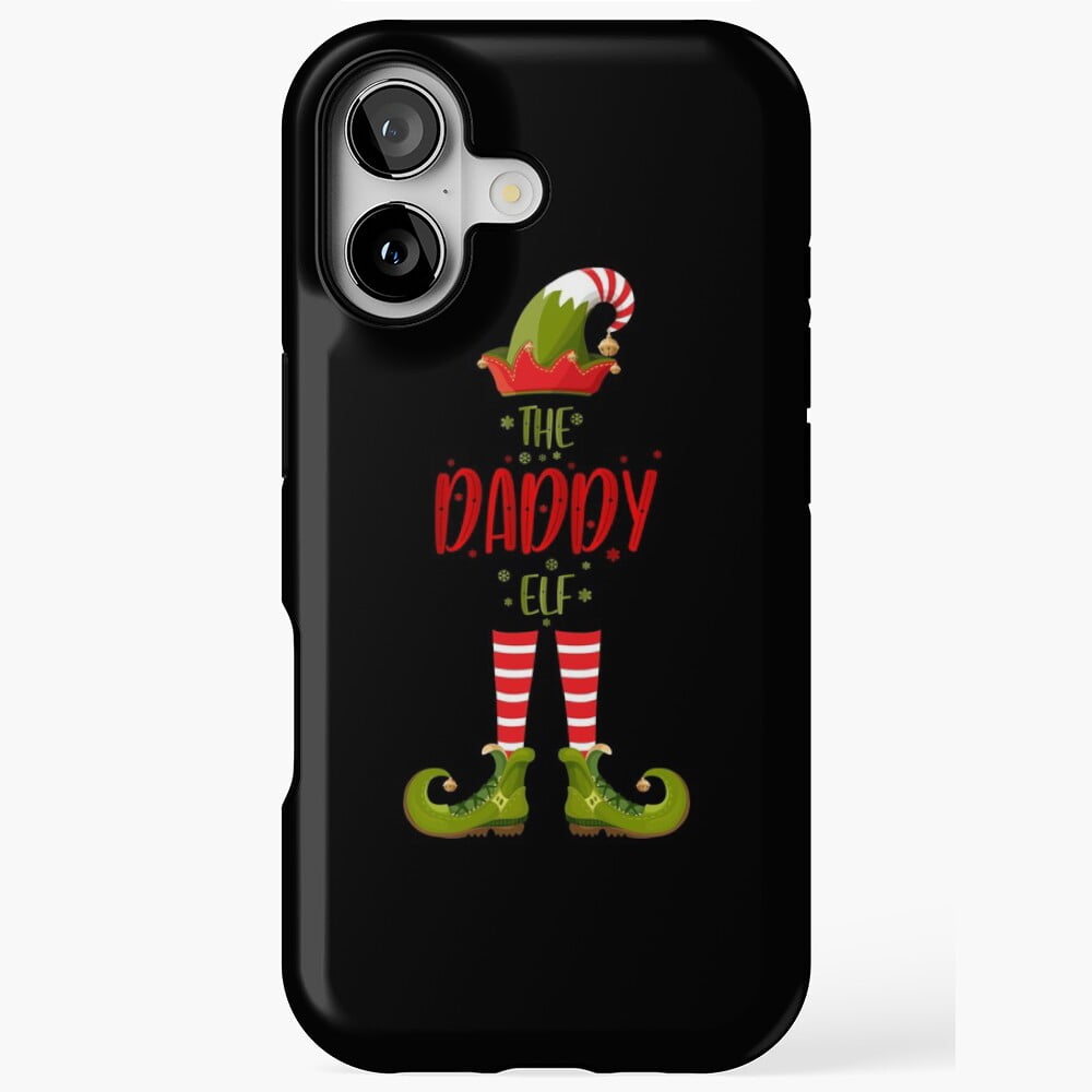 Matching Elf Family Daddy Elf Holiday Gift iPhone 17 through 11 Pro Max ...