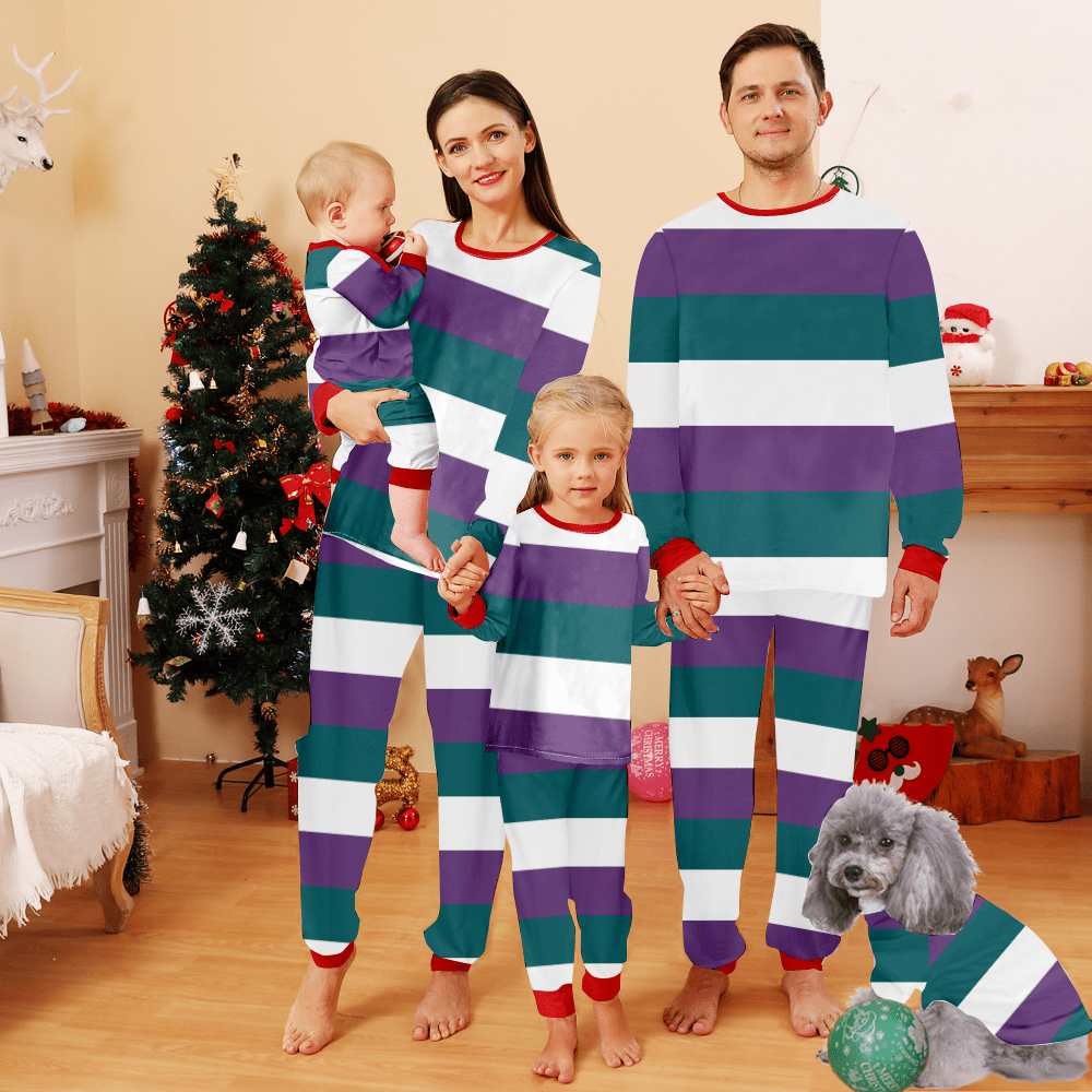 Matching Family Pajamas Christmas Cool Practical Animation Paint Long ...
