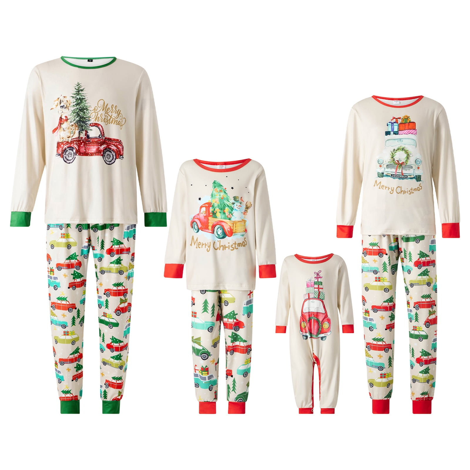 Matching Family Pajamas, Elf Christmas Pajamas for Family, Festive Pj's ...