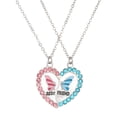 Matching Friendship Necklaces Relationship Neck Chain Butterfly Heart ...