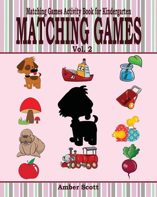 Matching Games ( Matching Games Activity Book For Kindergarten) - Vol ...