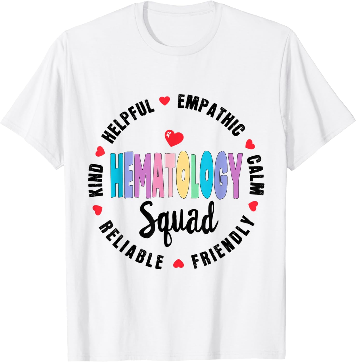 Matching Hematology Squad Nurse Appreciation Week Team T-Shirt ...