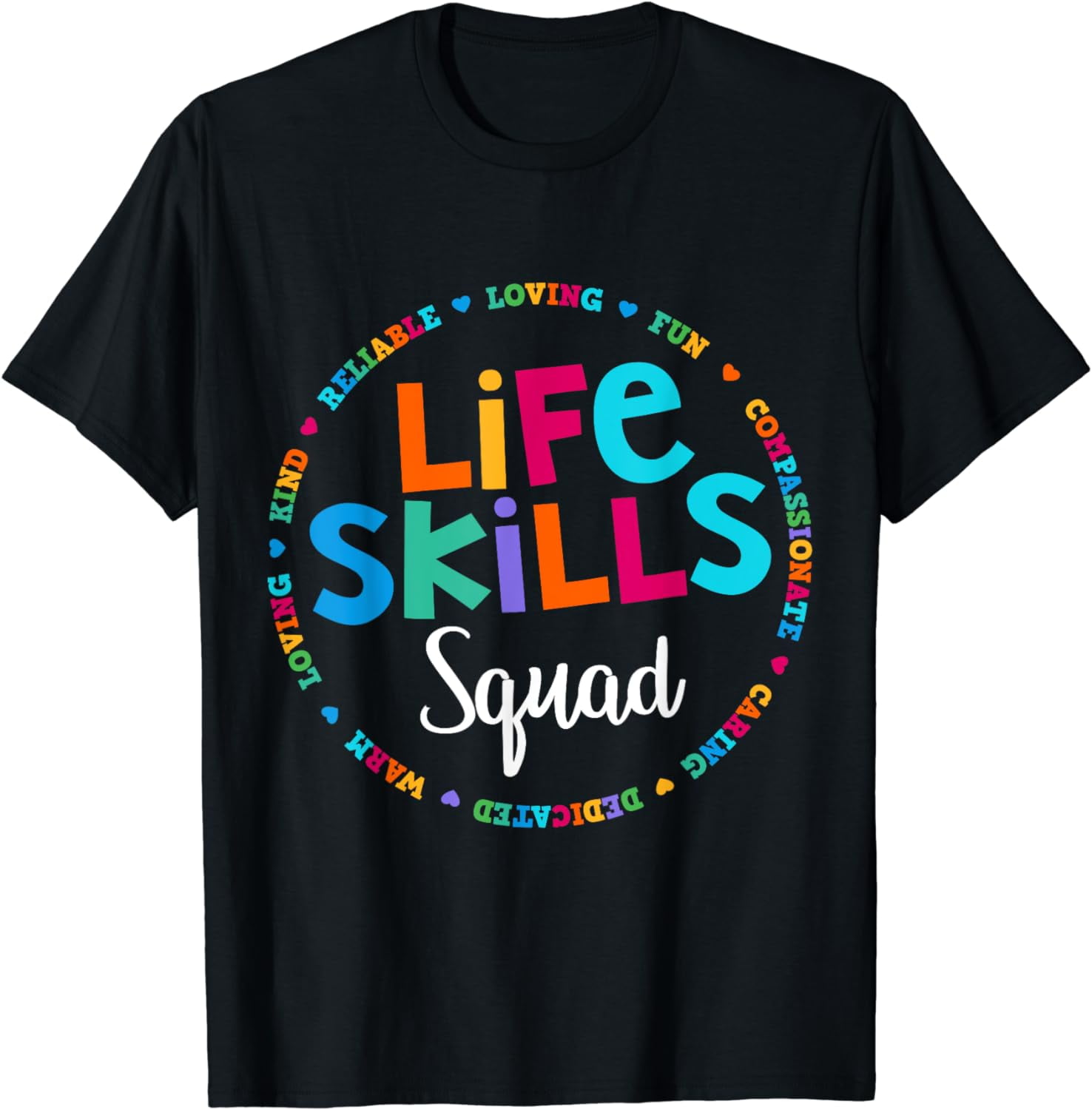 Matching Life Skills Squad Teacher Special Ed SPED Team Crew T-Shirt ...