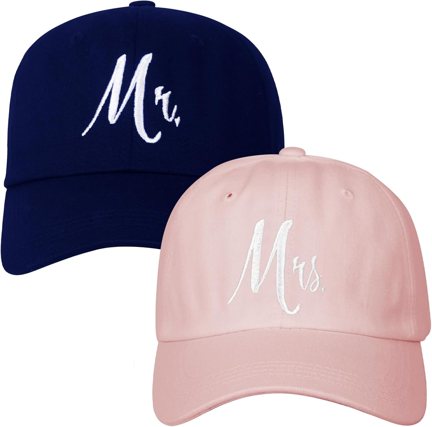 Matching Mr. & Mrs. Baseball Caps, Bridal Gift, Newlywed Honeymoon ...
