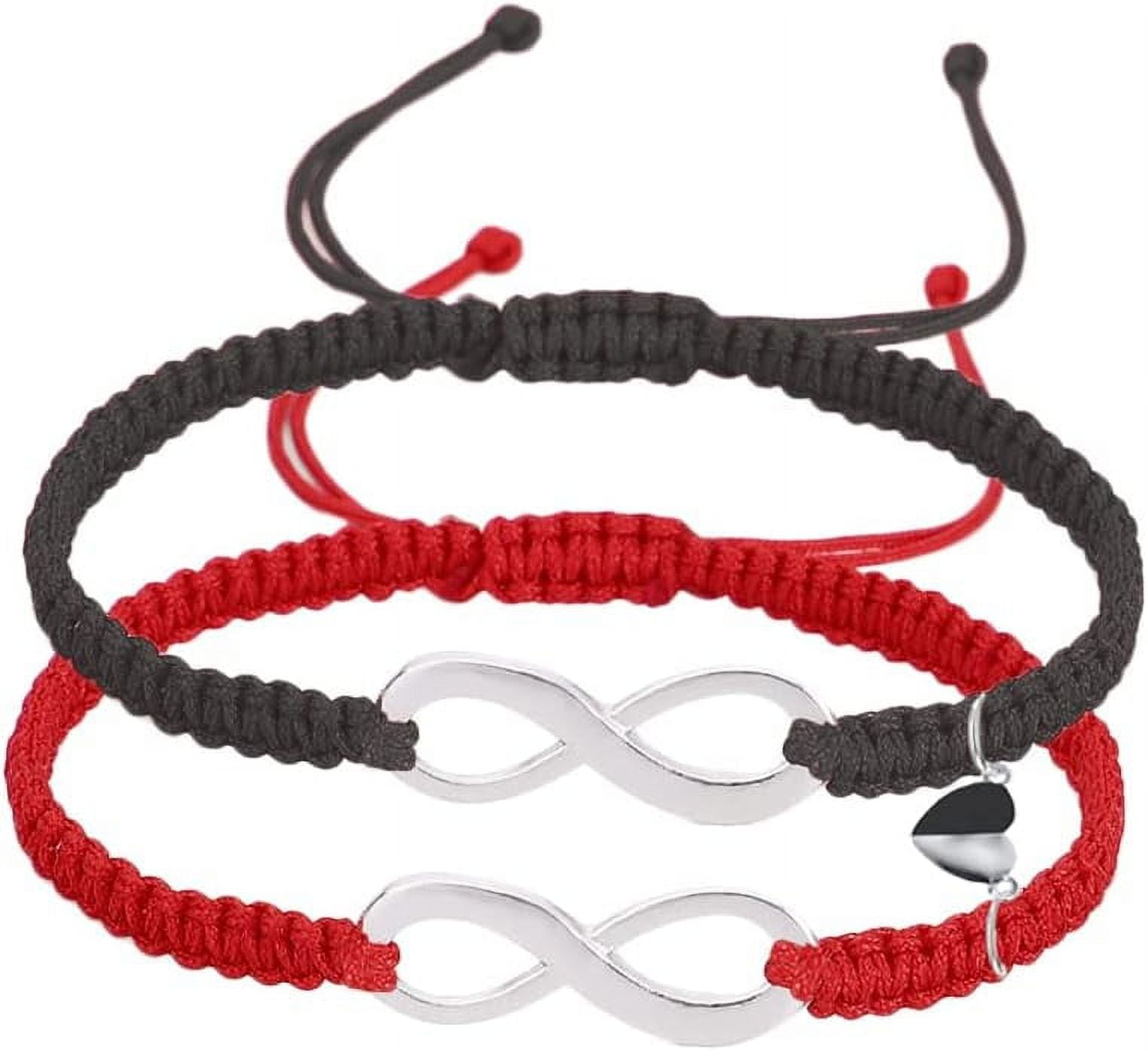 Matching Mutual Attraction Couple Bracelets Long Distance His And Hers ...