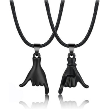 Key to Heart I Love You Necklace Set for Couples Stainless Steel Ginger ...