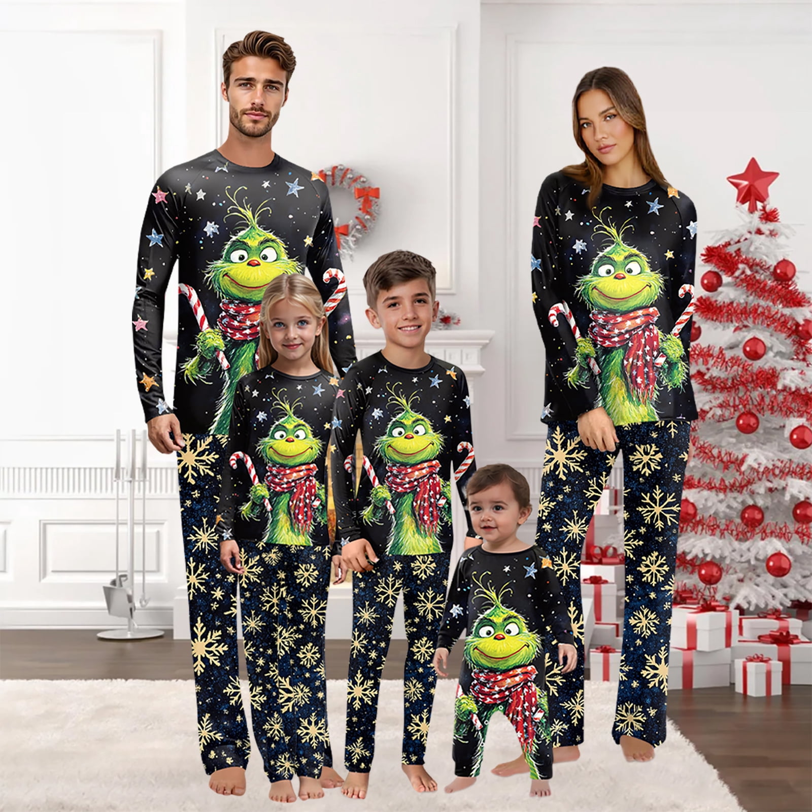Matching Pajamas for Couples, Pijamas De Navidad Para Familia 2025 ...