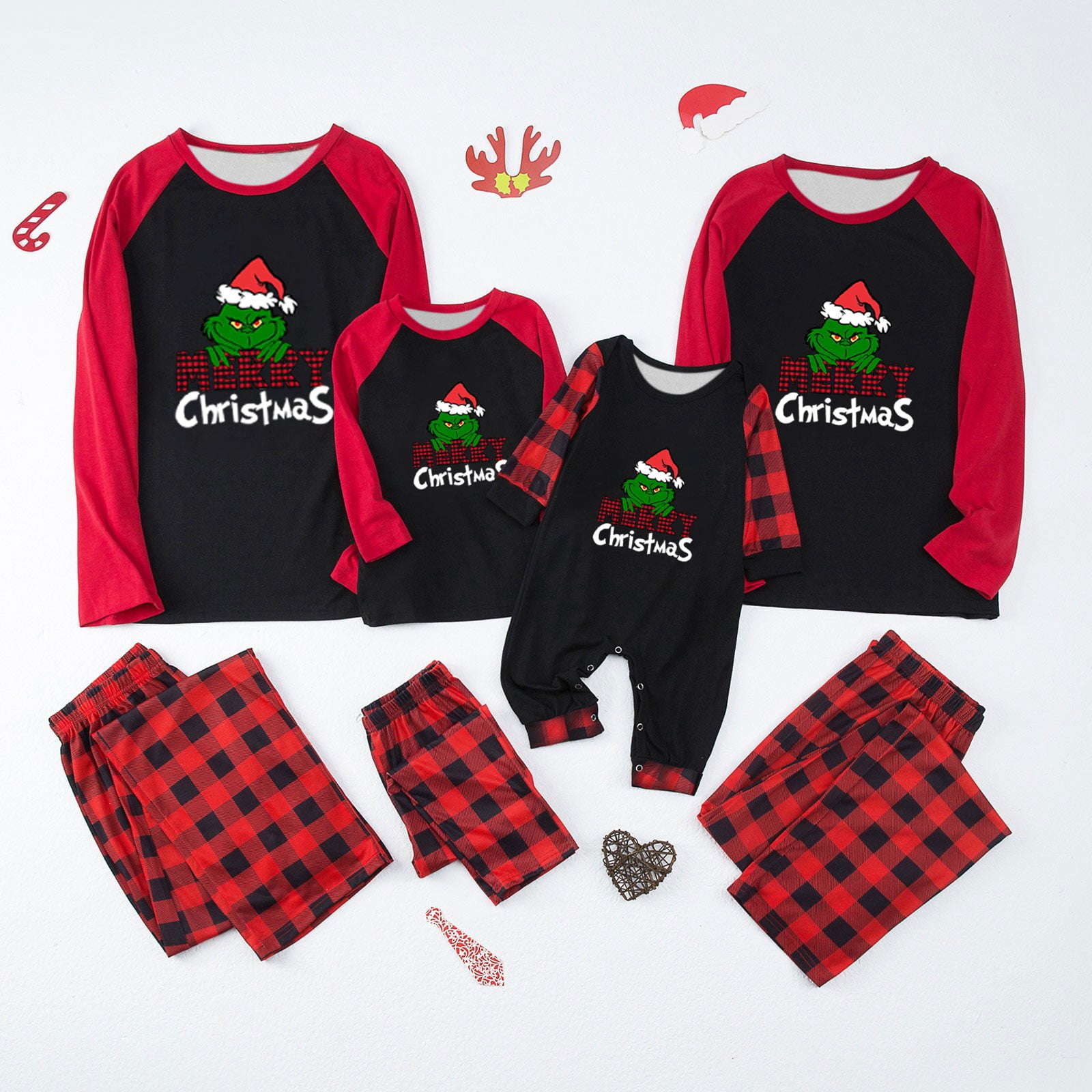 Matching Pajamas Harmony-enhancing Matching Family Outfits Grinch ...