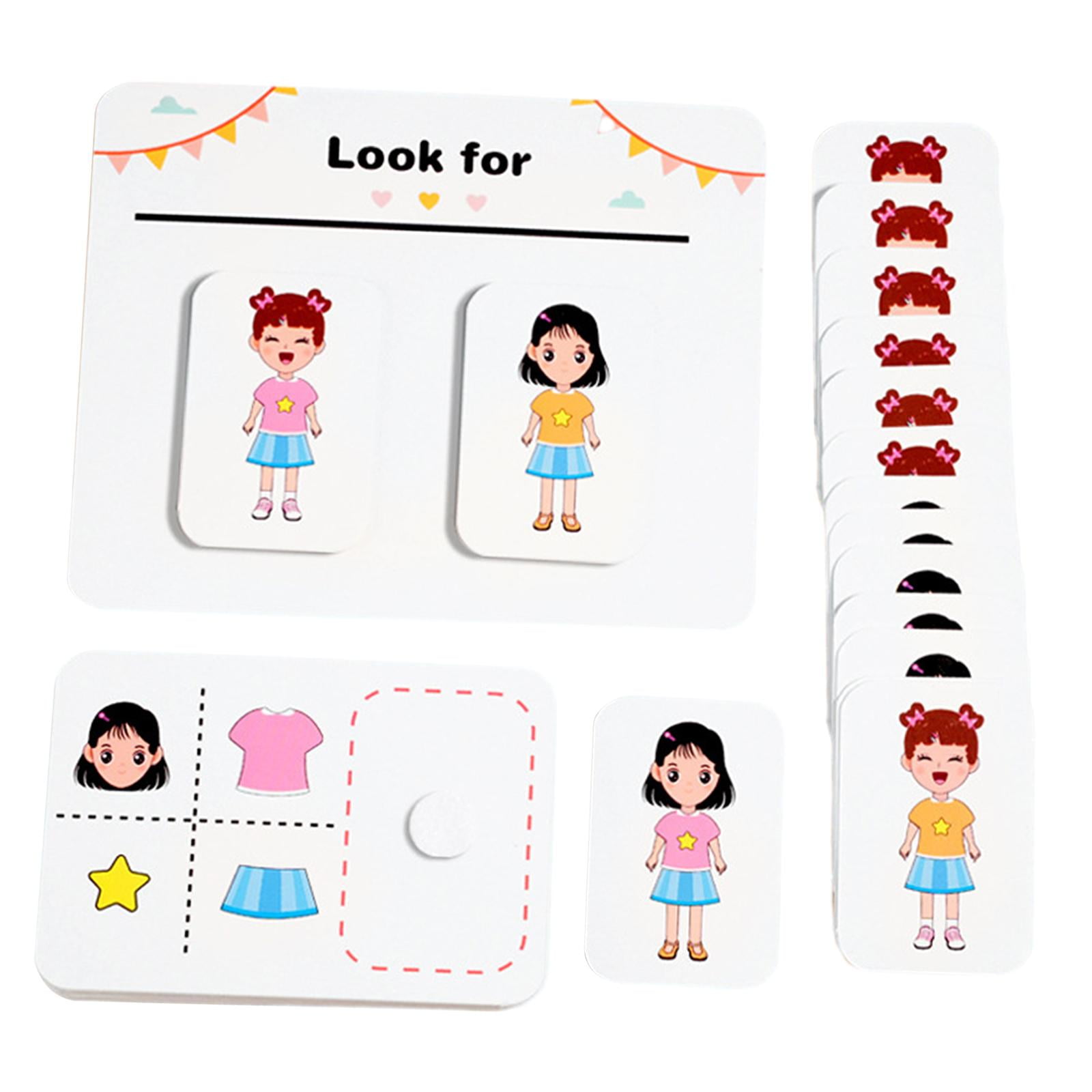 Matching Puzzle Cards Self Correcting Puzzles Preschool Montessori ...