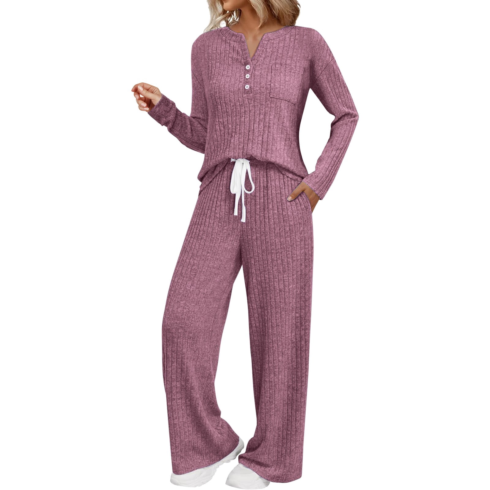 Matching Sets Women Clothing, Hugcore Womens 2 Piece Sets Sweater 2025 ...