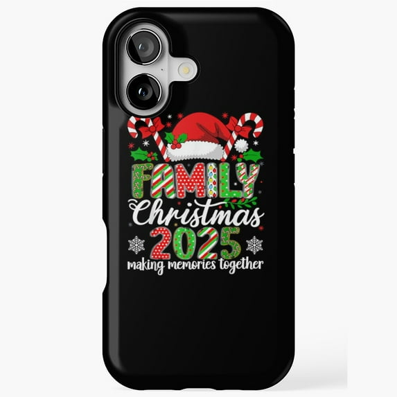Matching Squad Family Holiday 2025 Cheer for iPhone 17 to 11 Pro Max ...