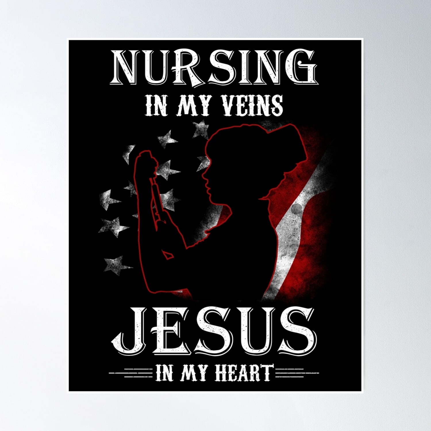 Matching Support Jesus Nurse Life Nursery Nursing Birthday Nurses Day T ...