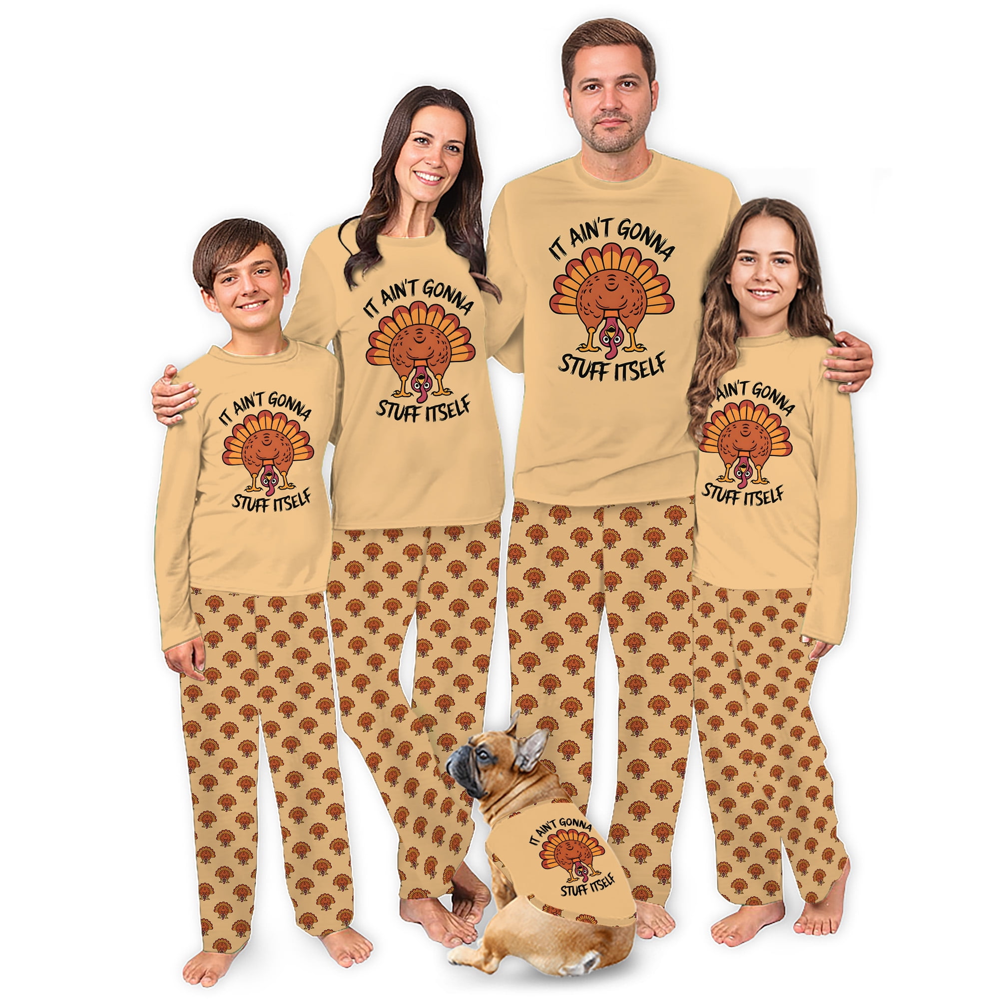 Matching Thanksgiving Family Pajamas, Thanksgiving Family PJs, Funny ...