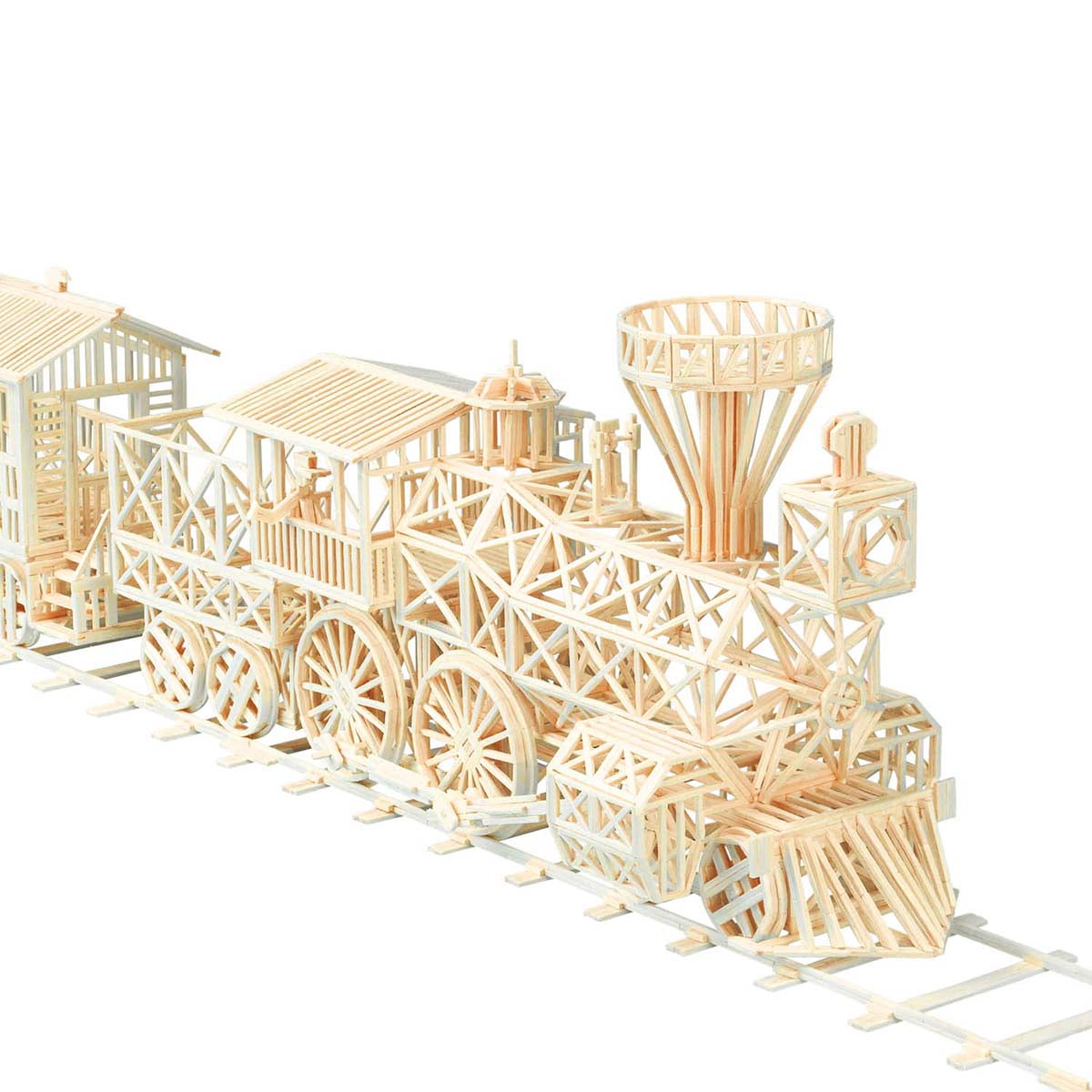 Matchitecture® Gold Rush Train Model - Wood - Walmart.com