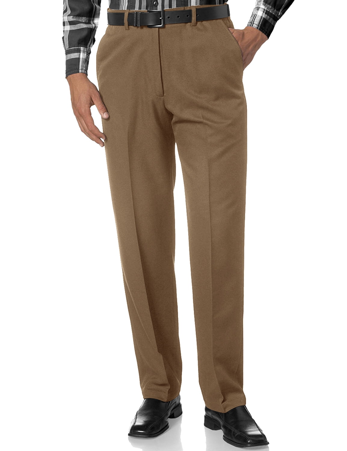 Matchstick Men's Straight Fit Wrinkle-Resistant Business Dress Pants ...