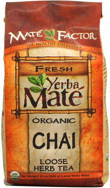 Mate Factor Chai Yerba Mate, 12 Oz - Walmart.com