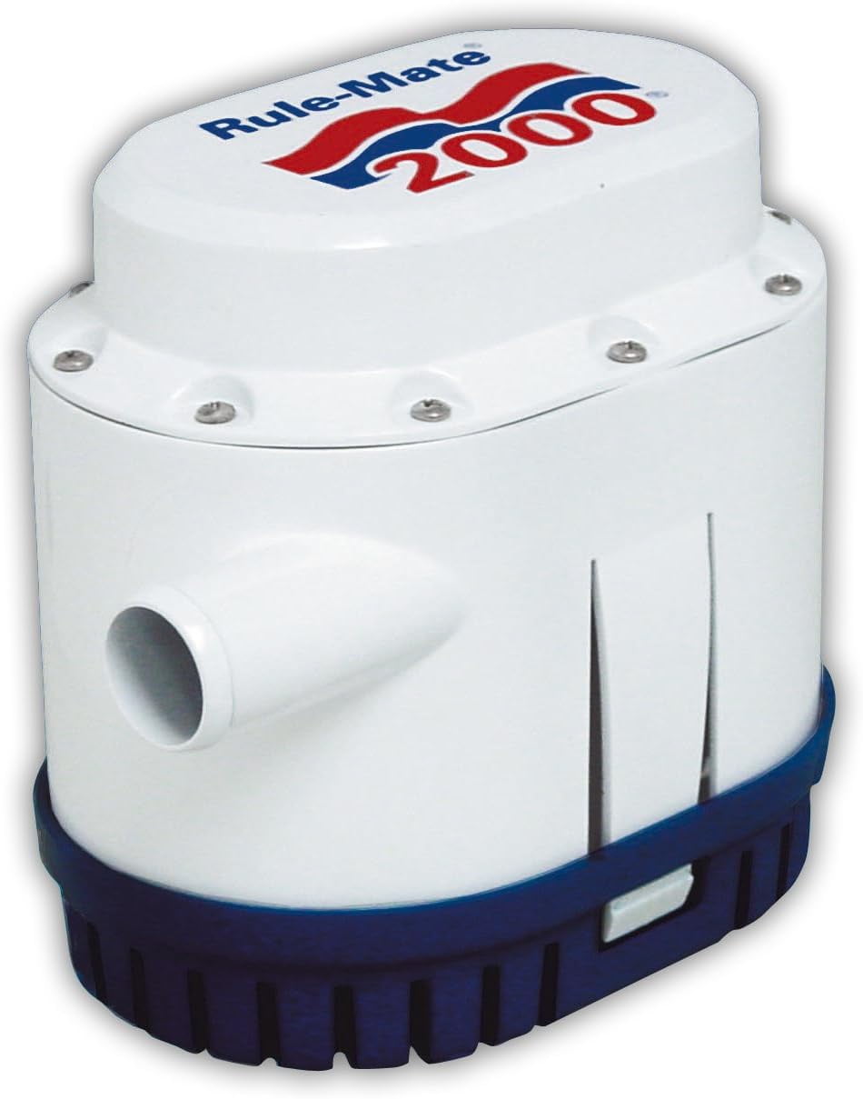 Mate RM2000A Automated Bilge Pump - 2000 GPH, No Float Switch, 12 Volt ...