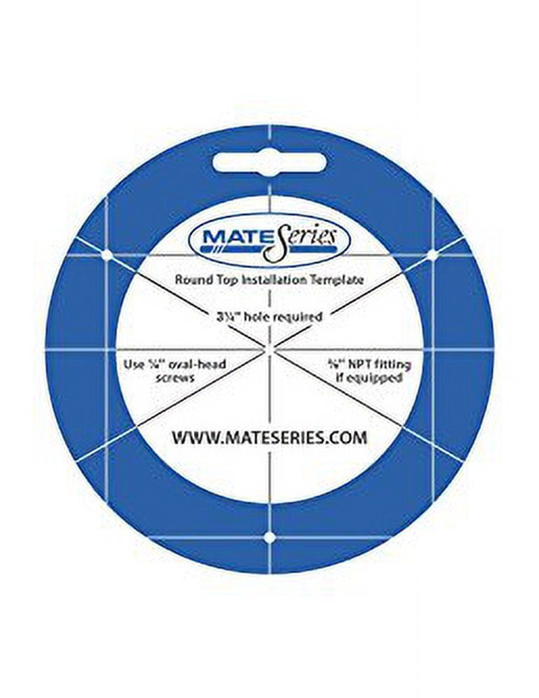 Mate Series Stainless Steel 0 Rod & Cup Holder - Open - Round Top ...