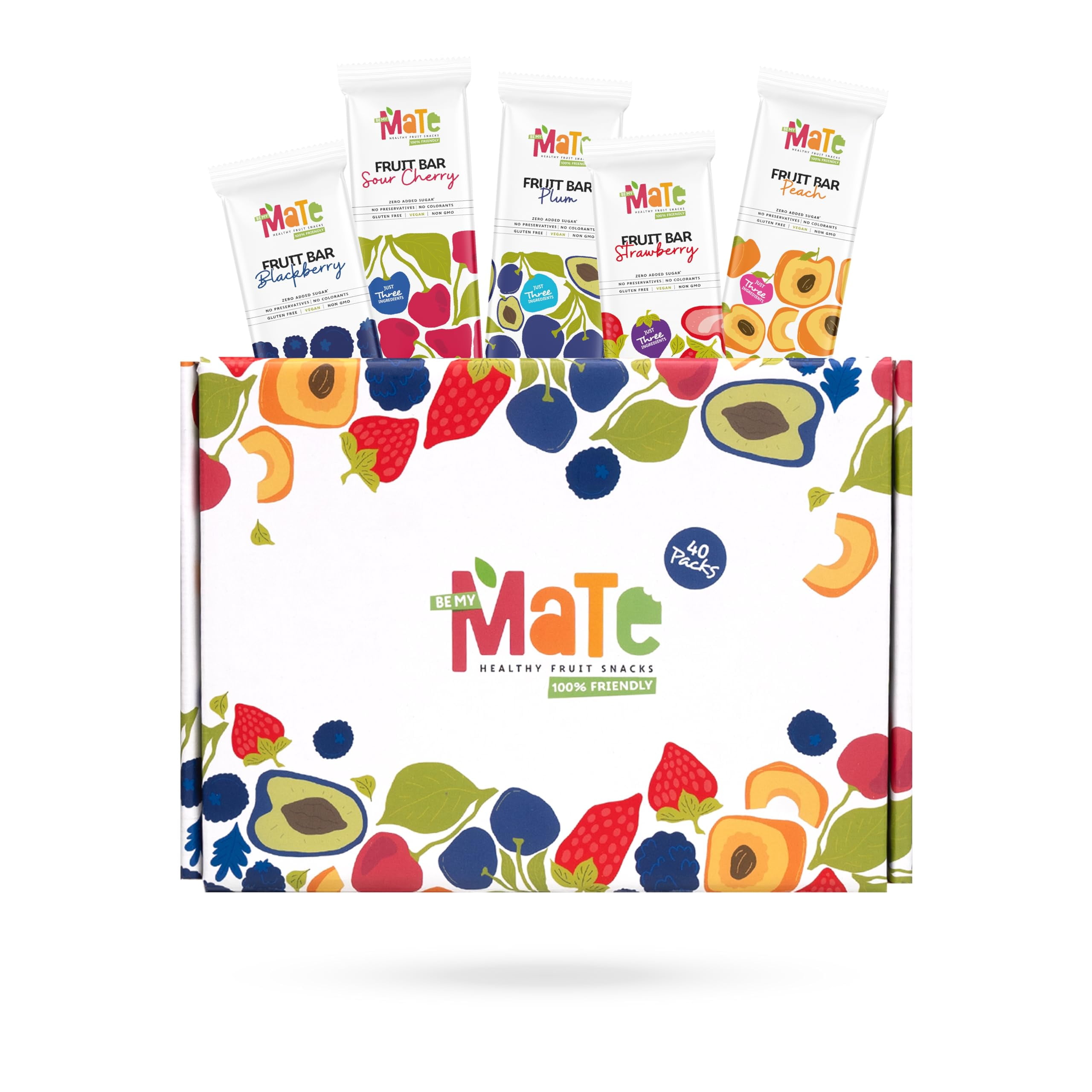 Mate Variety Pack (40 TSF6 Pack) Healthy Snack, 100% Natural Real Fruit ...