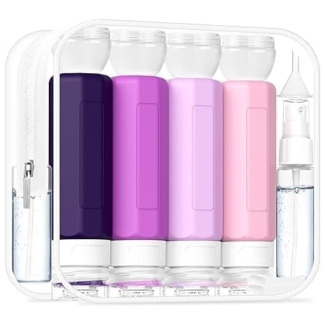 MateeyLife 17PCS Travel Bottles TSA Approved Leak-Proof Containers ...