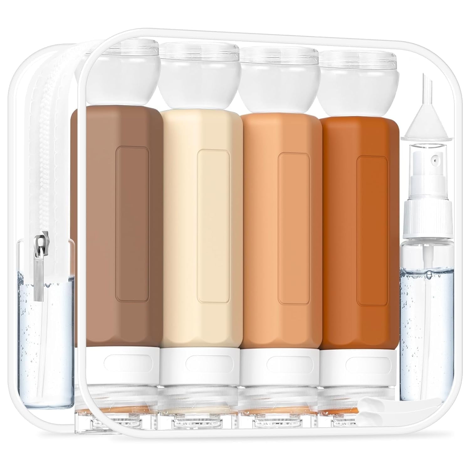MateeyLife 17PCS Travel Toiletries Container Set, TSA Approved ...