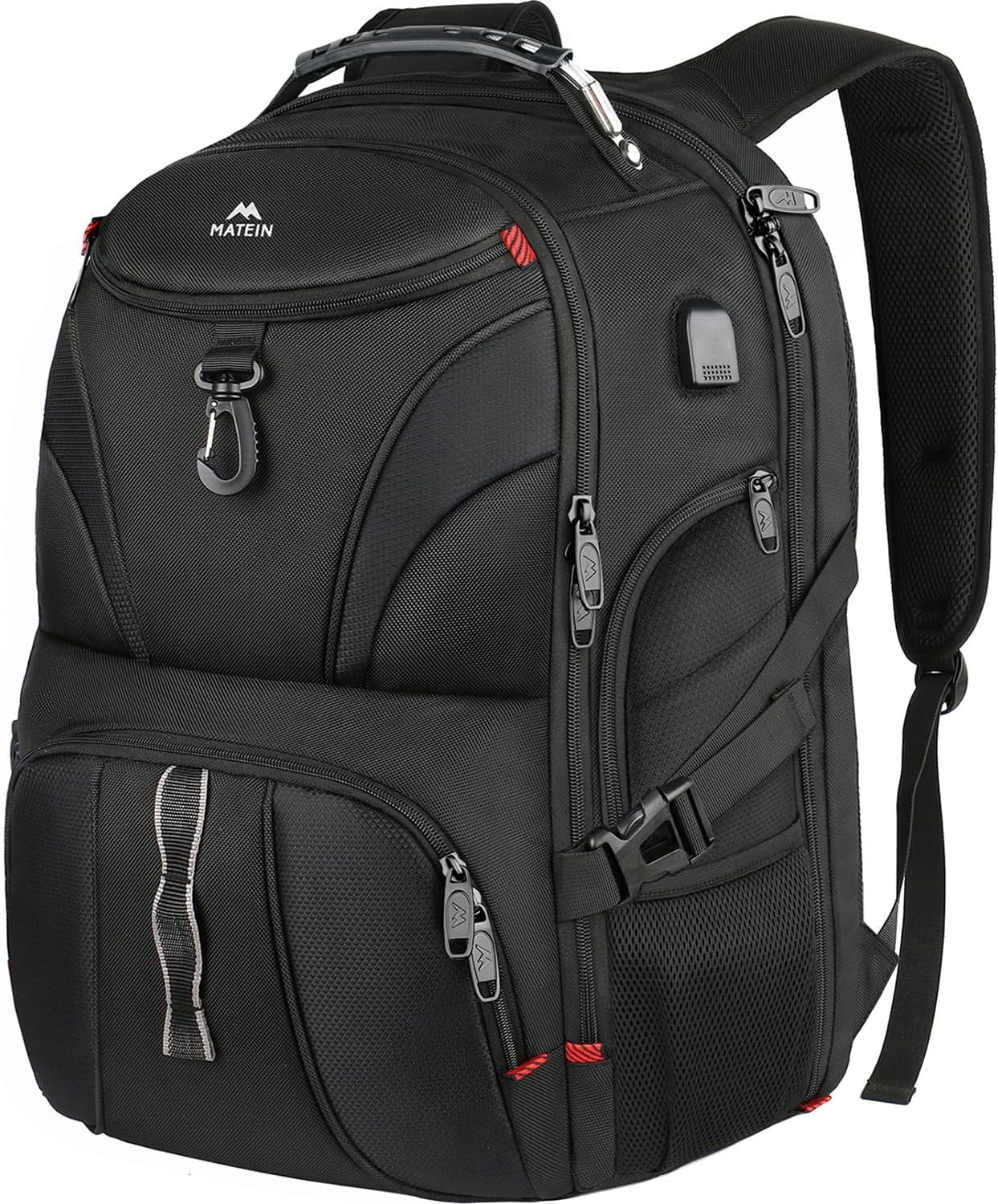Matein Extra Large Laptop Backpack with USB Port, Water Resistant ...