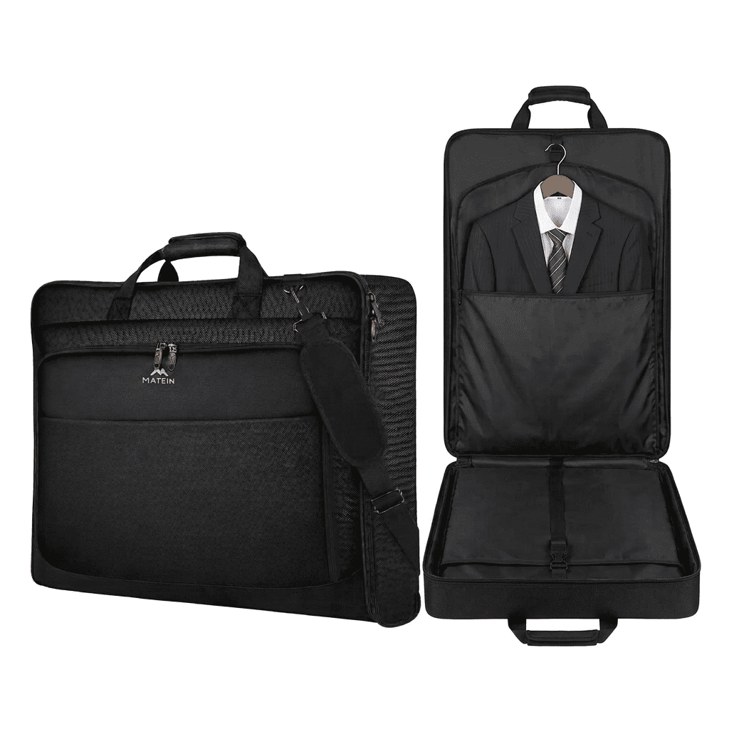 Matein Large Carry on Garment Bags for Travel, Water Resistant Hanging ...