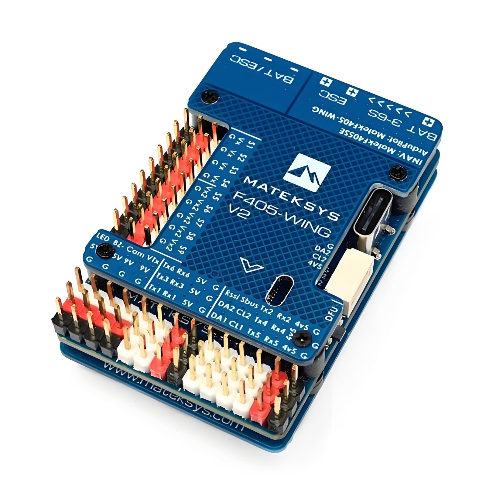 Matek F405 Wing V2 Flight Controller with OSD & Blackbox for RC ...