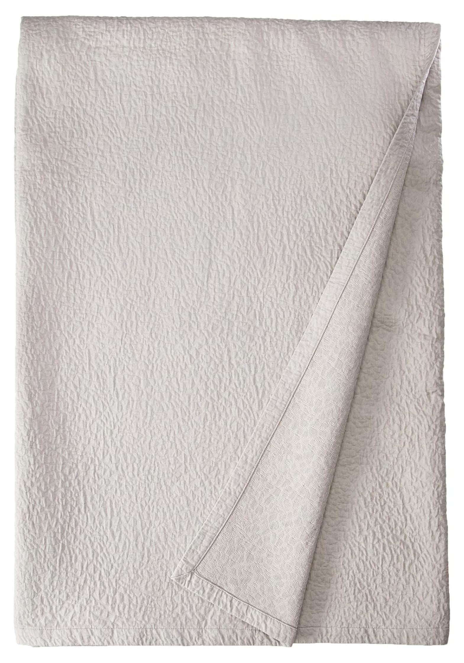 Matelasse Blanket Coverlet, Pebble Pattern, Light Grey, Queen - Walmart.com