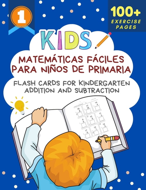 Matemáticas Fáciles Para Niños De Primaria Flash Cards for Kindergarten ...