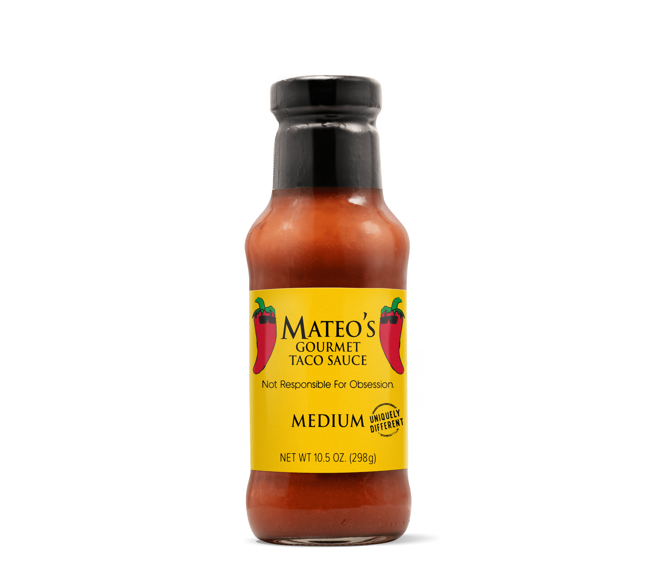 Mateo's Gourmet All Natural Medium Taco Sauce, 10.5oz Bottle - Walmart.com