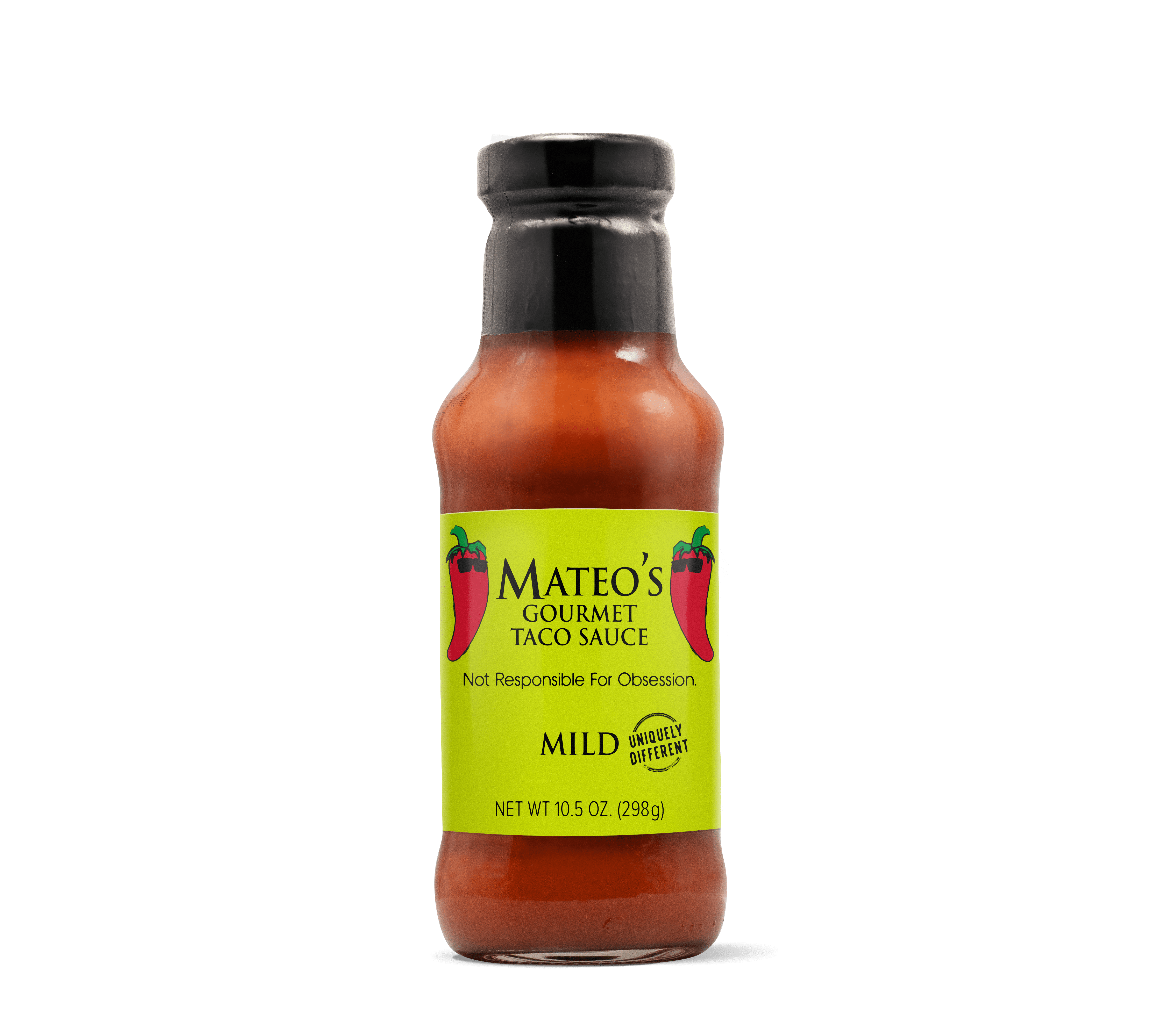 Mateo's Gourmet Mild Taco Sauce, 10.5oz Bottle, Made with Fresh ...