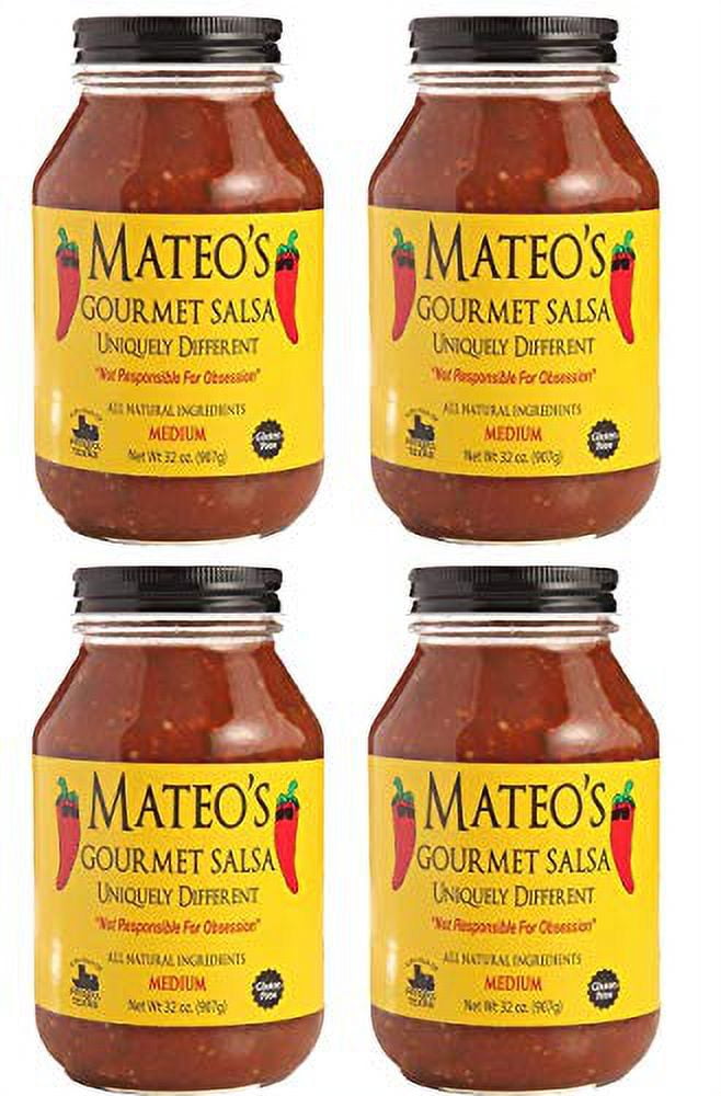 Mateo's Gourmet Medium Spice 4 Jars 32oz/907g - Walmart.com