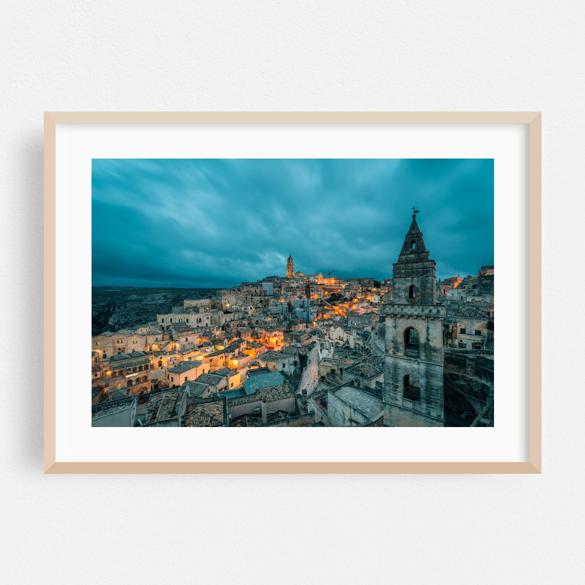 Matera by Night 03 - Matera Basilicata Italy Photography Cityscape ...