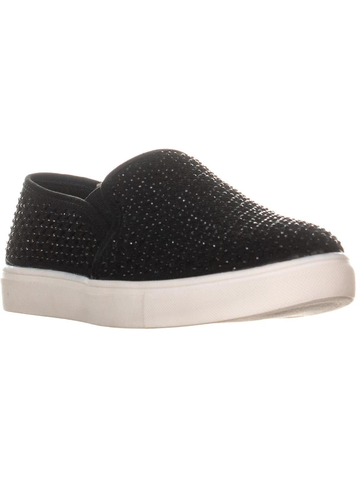 Material Girl Women's Meidyth Round Toe Slip On Fashion Sneakers Black ...
