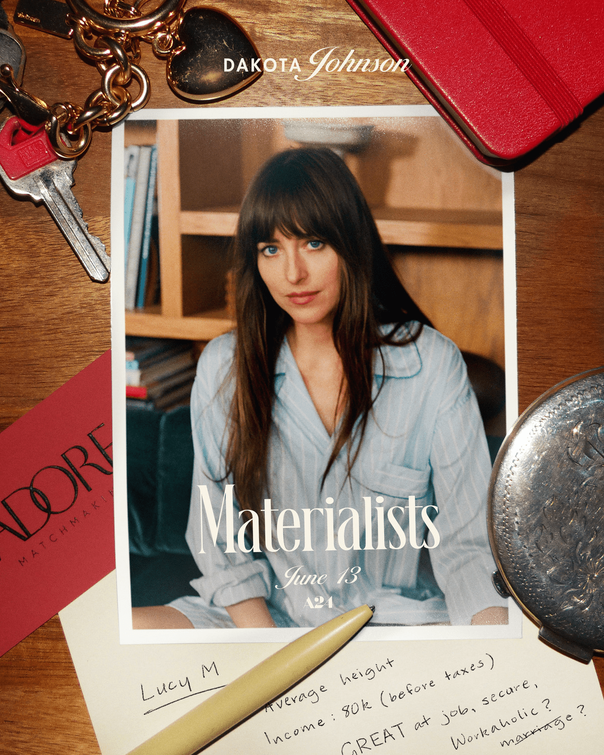 Materialists New A24 2025 Movie Poster - Aesthetic Room or Home Gallery Decor9 - Walmart.com