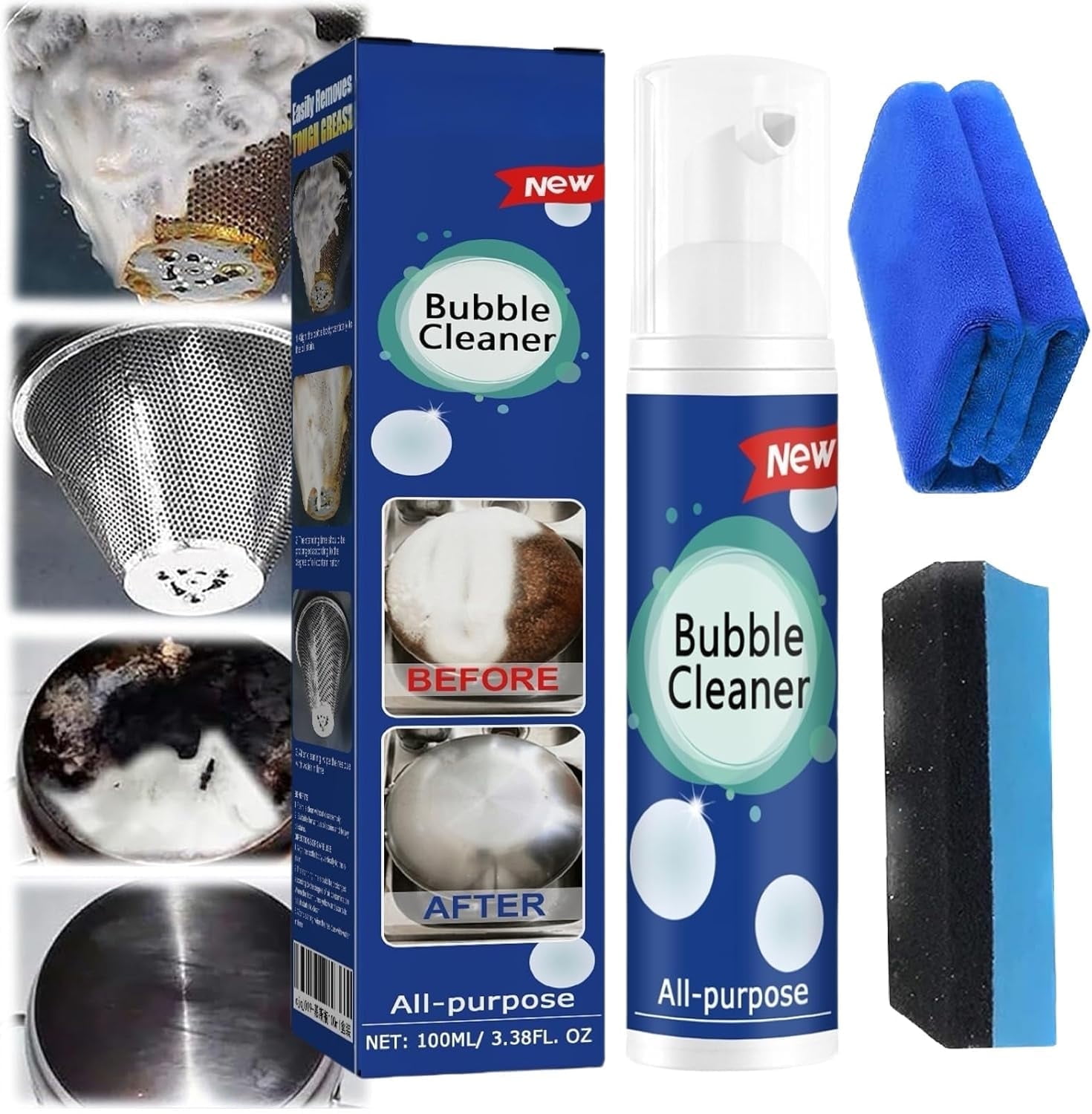 Materiatl Highly Effective Oil Breakdown Foaming Spray, Dirctychop ...