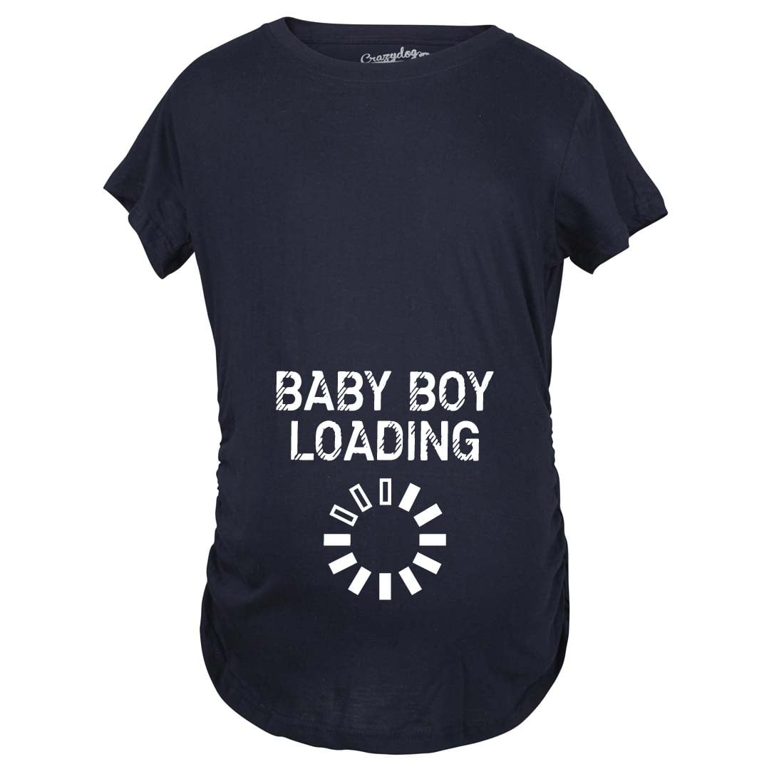 Maternity Baby Boy Loading Funny Nerdy Pregnancy Announcement T shirt ...