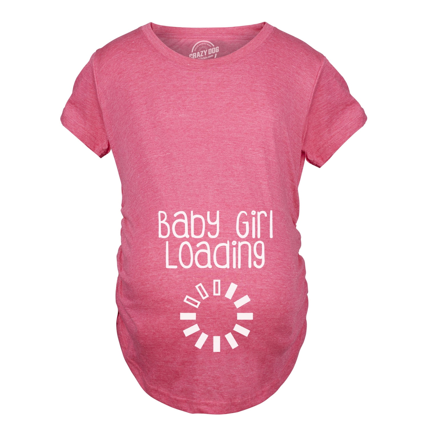 Maternity Baby Girl Loading T shirt Funny Pregnancy Announcement Reveal ...
