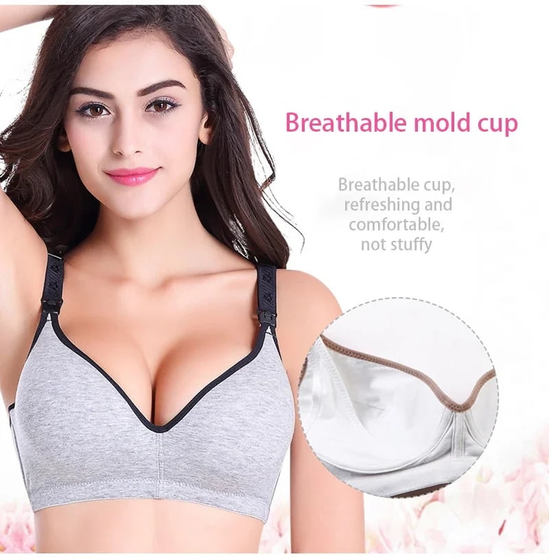 Maternity Bras Wirefree Nursing Bra Panties Set Pregnancy Clothes Prevent Sagging Breastfeeding ...