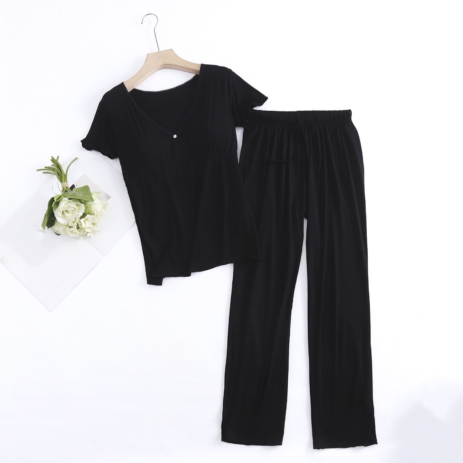 Maternity Clothes Savings! Joau Women's Maternity Pajama Set Nursing ...