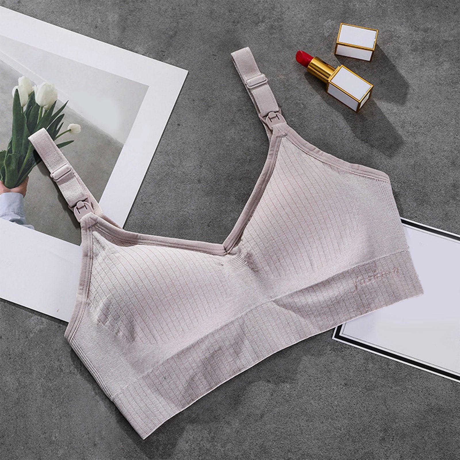 Maternity Lactation Bra Milk Front Buckle Nursing Bra Super Bra ...